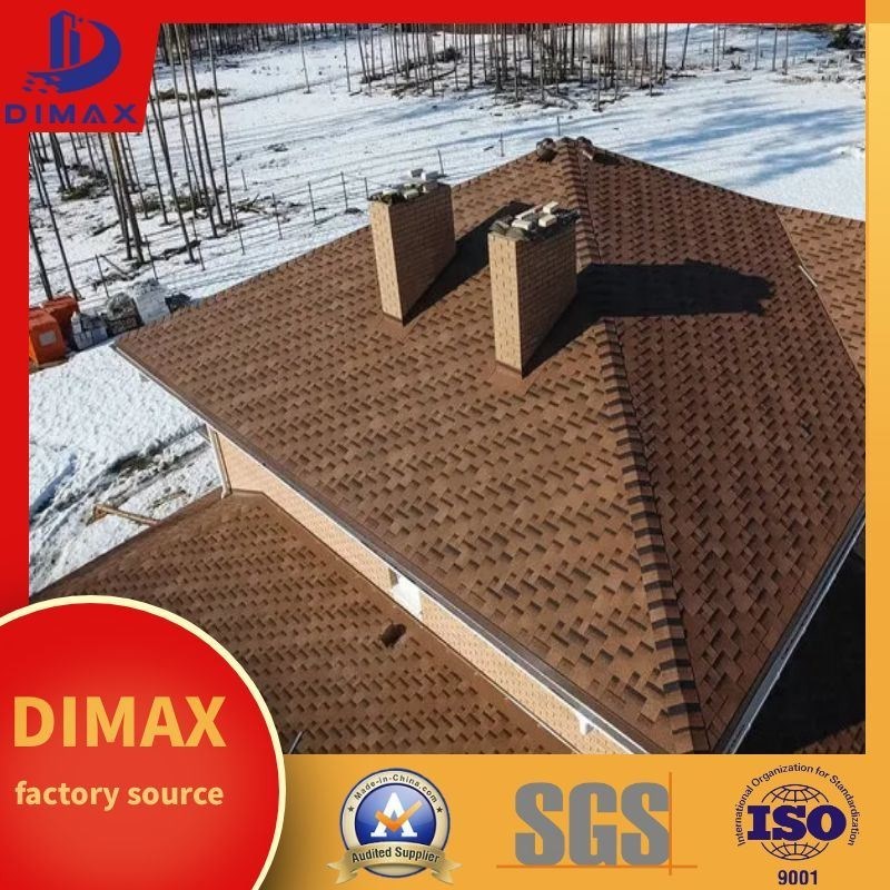 Colored Fiberglass Asphalt Shingles Stone Coated Composite Type Roofing ...
