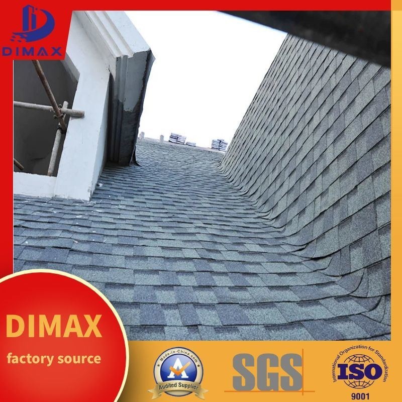 Colored Fiberglass Asphalt Shingles Stone Coated Composite Type Roofing ...