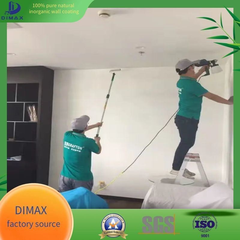 Anti-Mildew Soft Color Mineral Inorganic Wall Paint 20kg/drum with ...